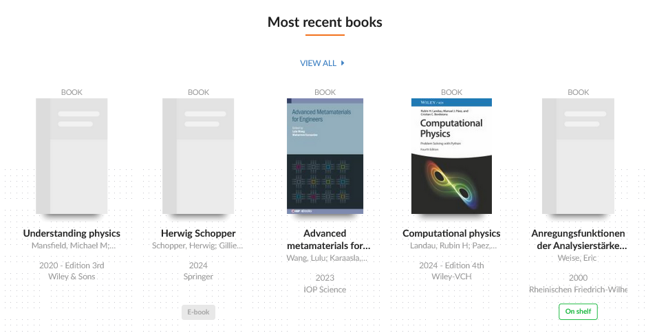 New books and e-books in February | CERN Scientific Information Service (SIS)